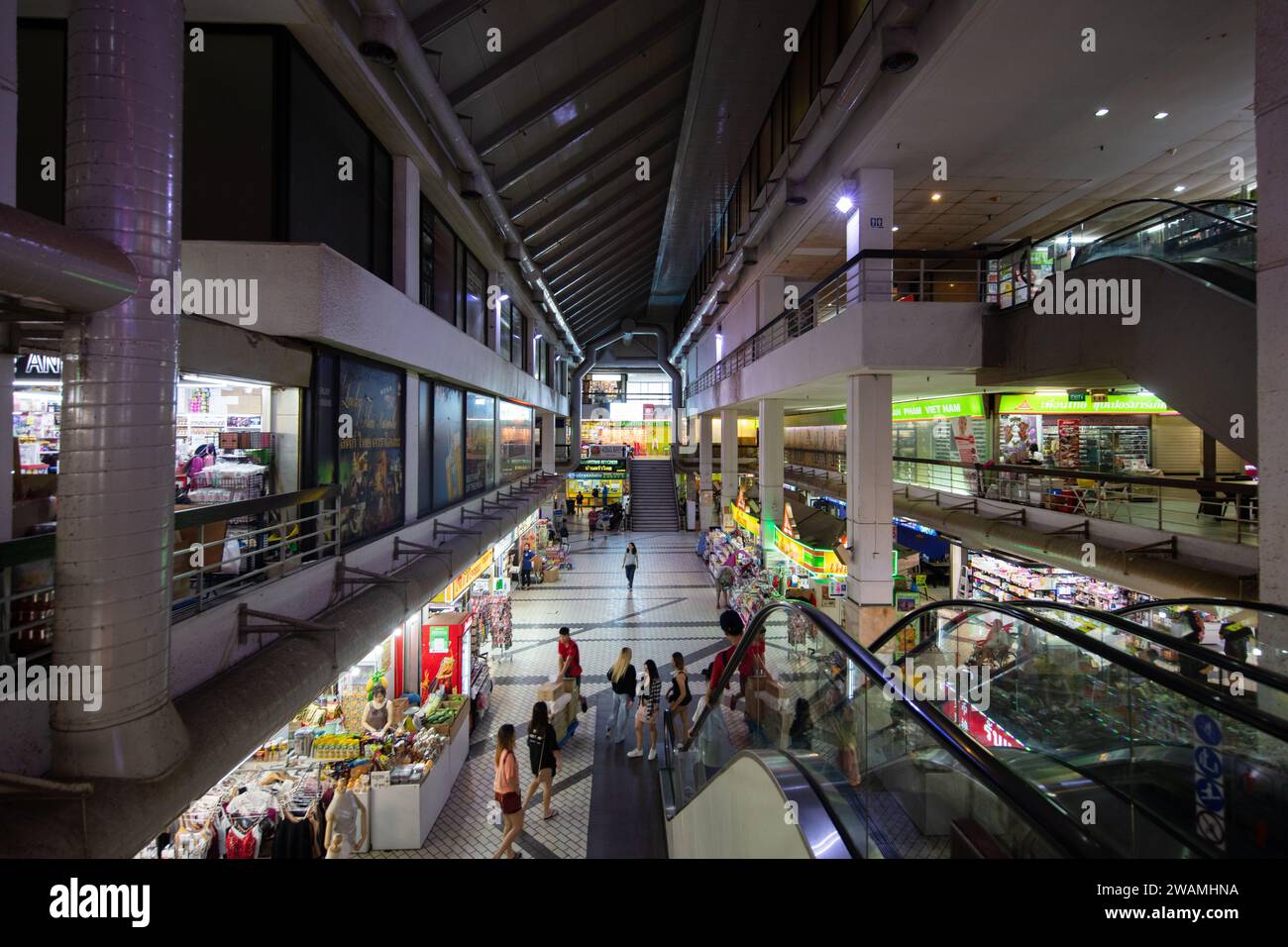 Interior of Golden Mile Complex, Singapore designed by DP Architects in ...
