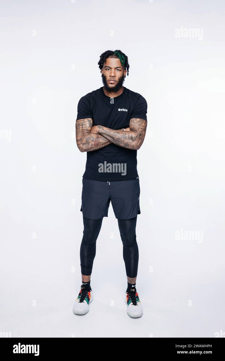 Saddiq Bey poses for a portrait on October 2, 2023 in Atlanta, Georgia ...