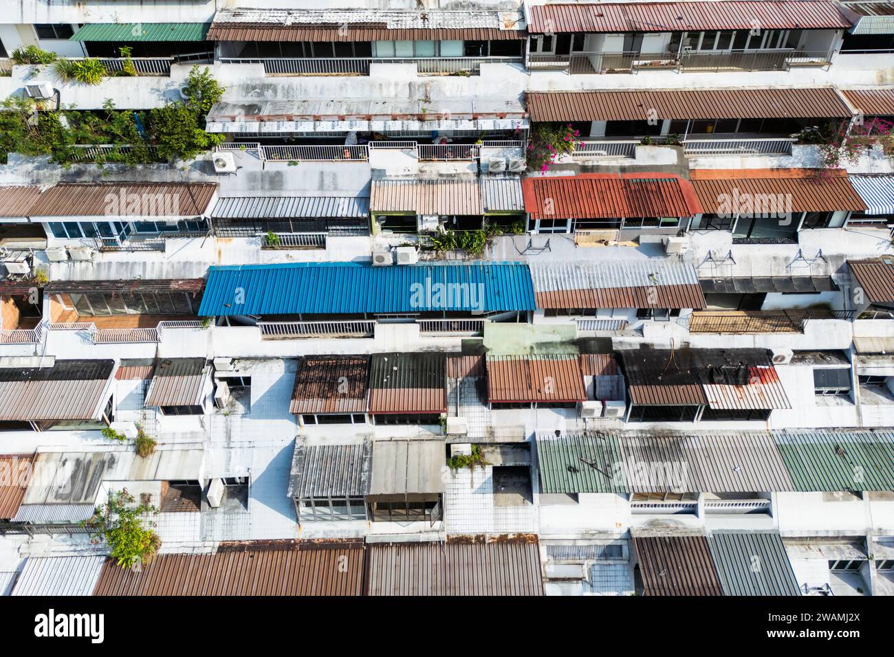 Golden Mile Complex, aerial photograph along South Beach Road, Kallang ...