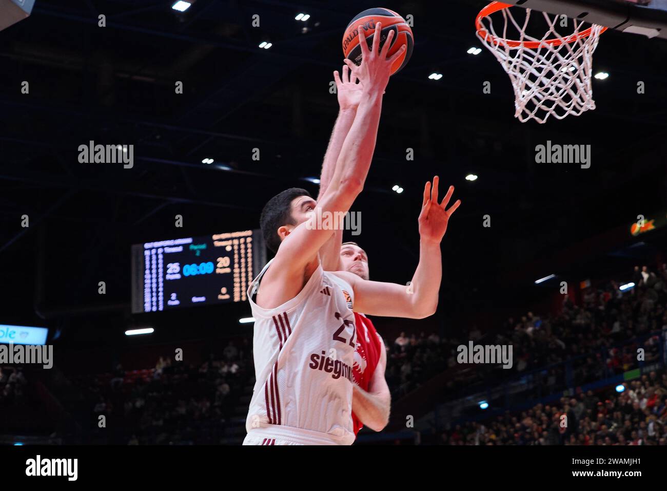 Milan, Italy. 05th Jan, 2024. Danko Brankovic (FC Bayern Munich) during EA7 Emporio Armani ...