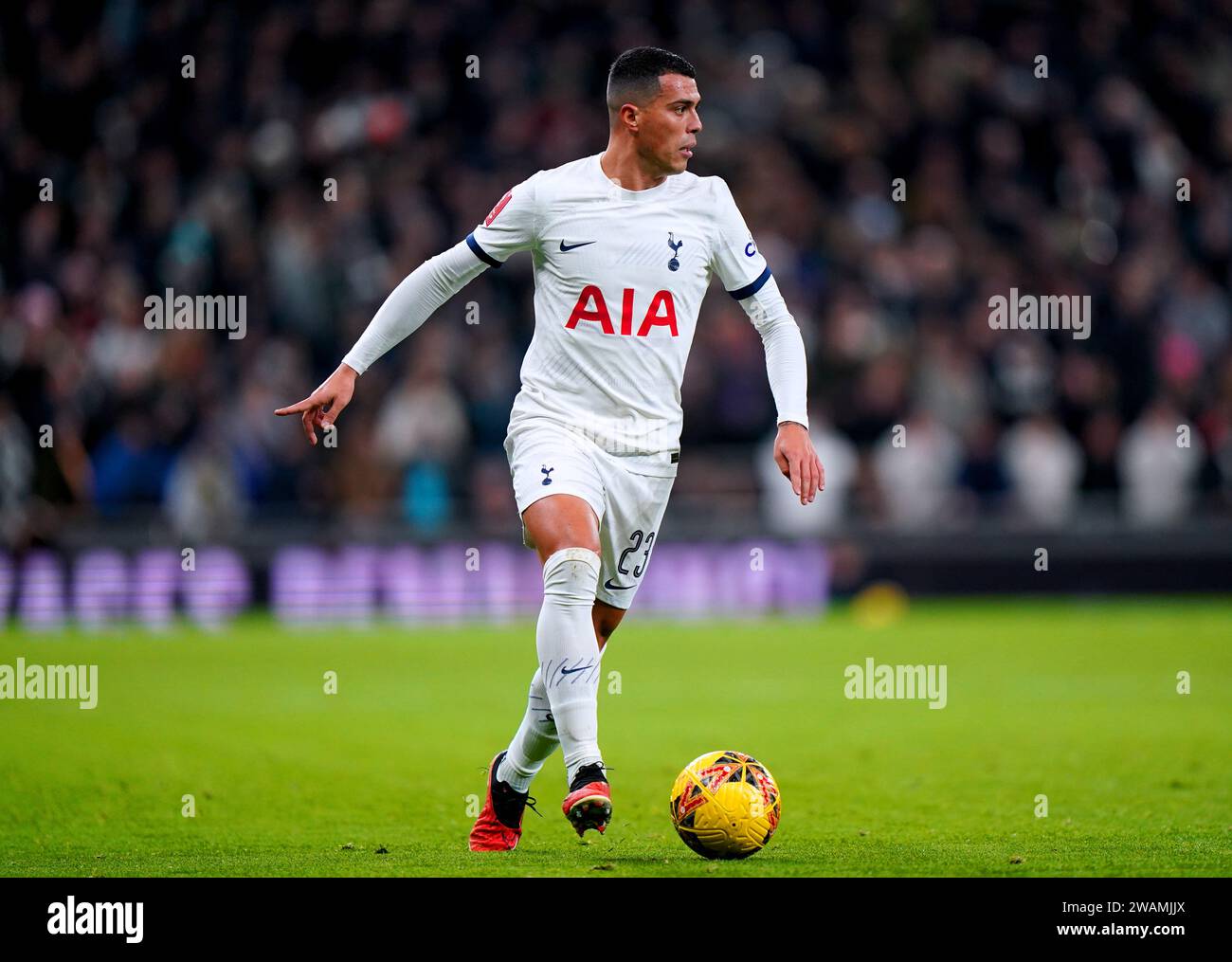 Tottenham Hotspur's Pedro Porro during the Emirates FA Cup Third Round ...