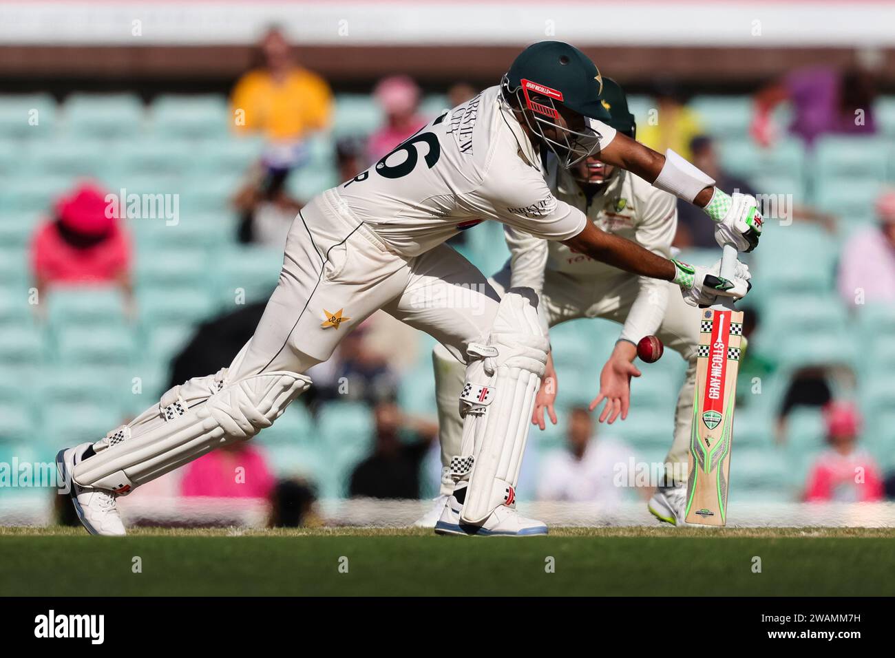 Sydney, Australia, 5 January, 2024. Babar Azam of Pakistan bats during ...