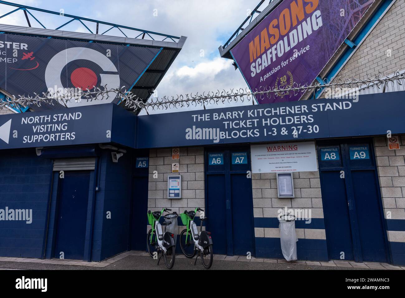 London, UK. 29th December, 2023. Millwall Football Club's The Den ...