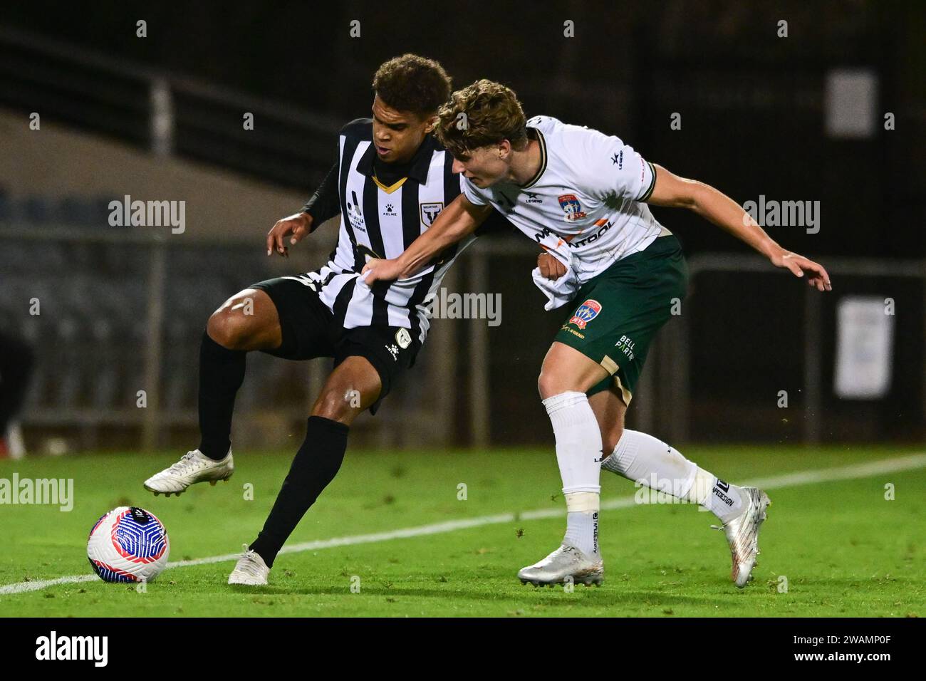 Leumeah, Australia. 05th Jan, 2024. Raphael Borges Rodrigues (L) of ...