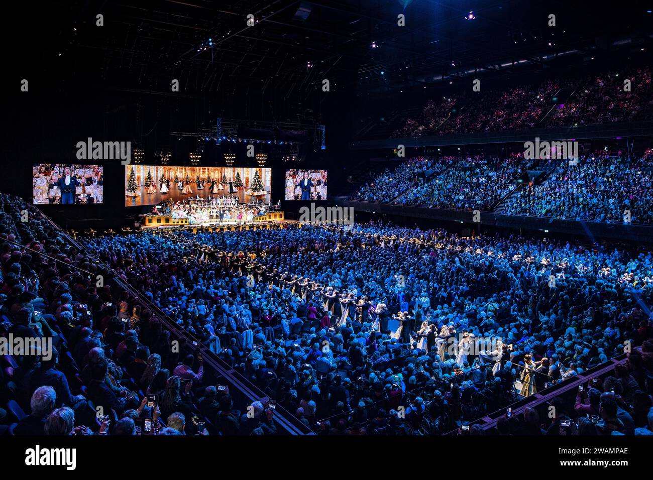 AMSTERDAM - The audience during a New Year's concert by violinist Andre ...
