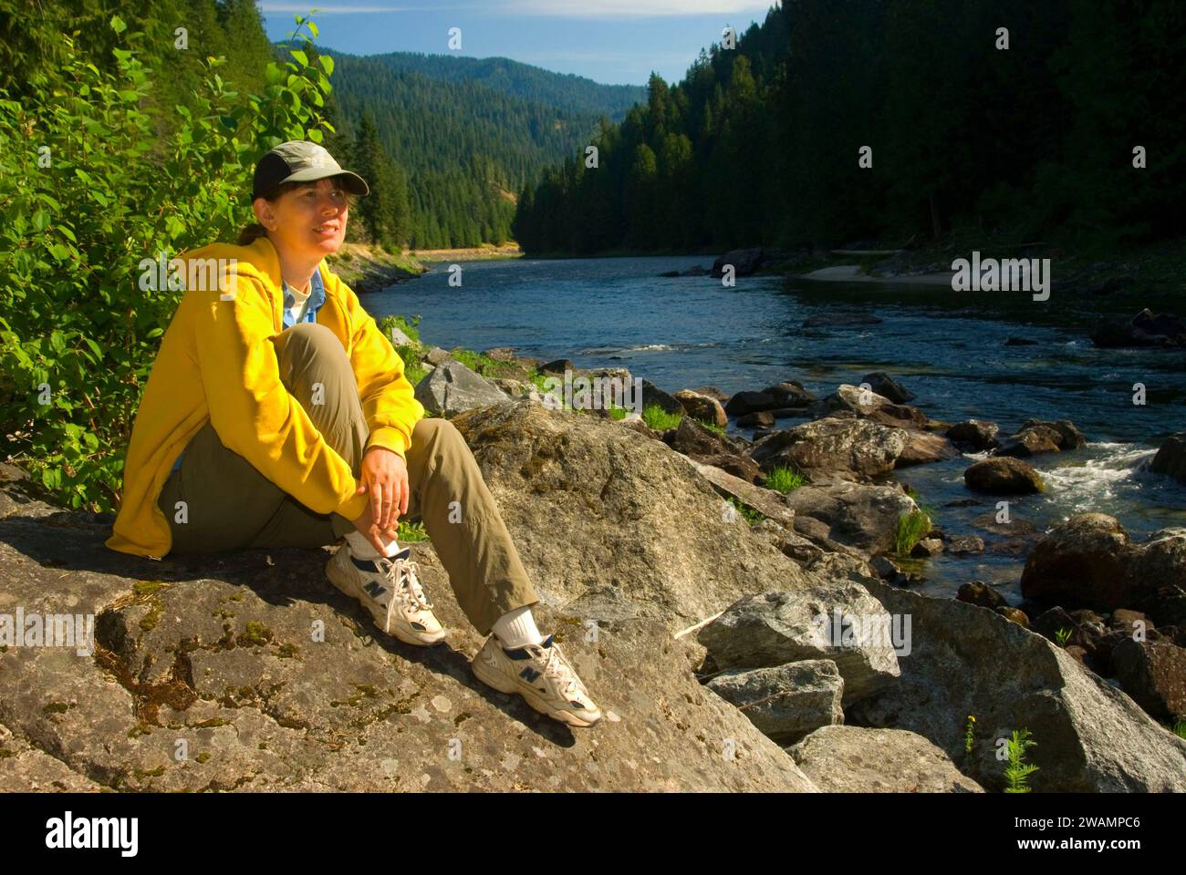 Lochsa Wild and Scenic River view, Northwest Passage Scenic Byway ...