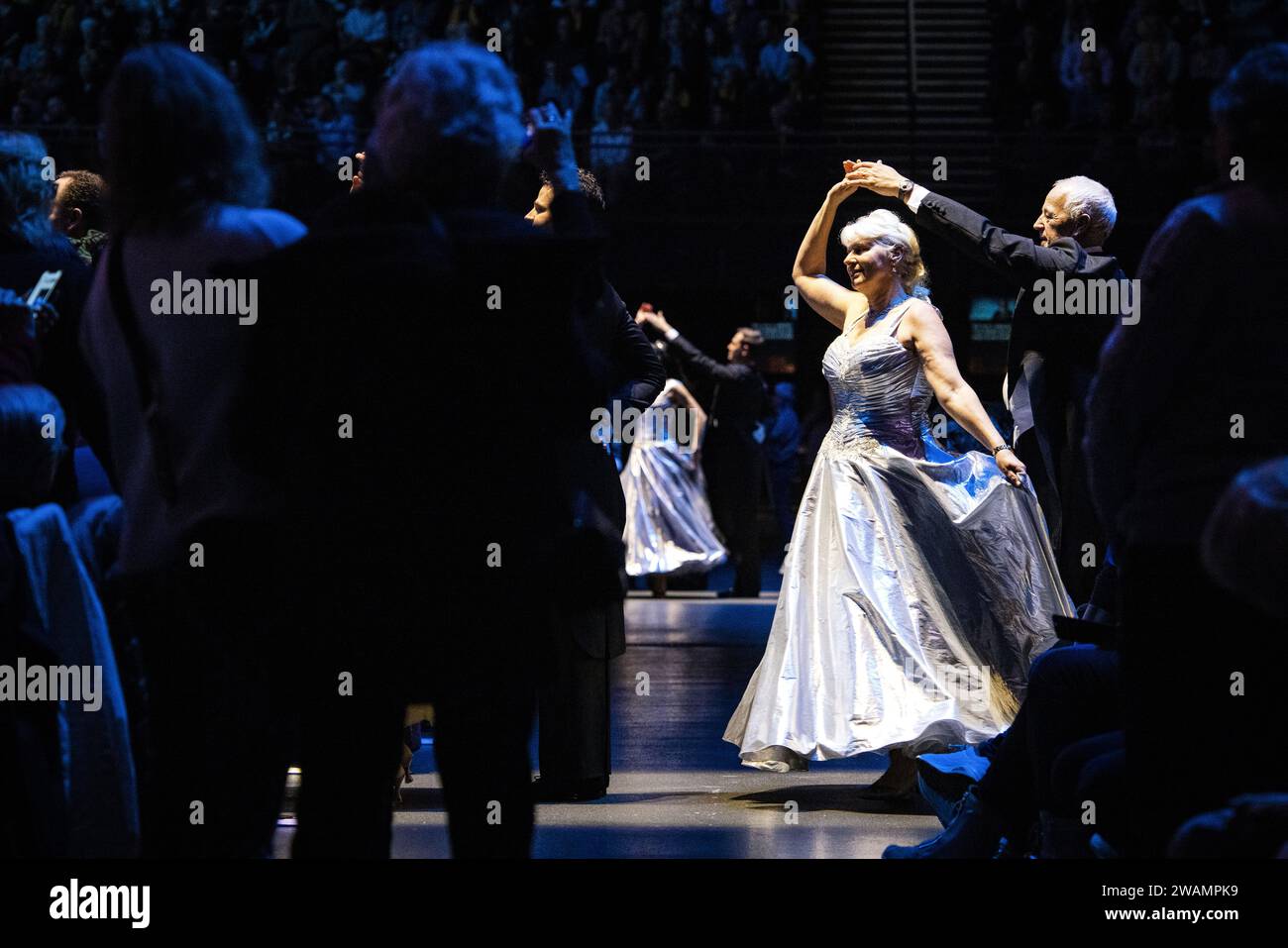 AMSTERDAM - The audience during a New Year's concert by violinist Andre ...