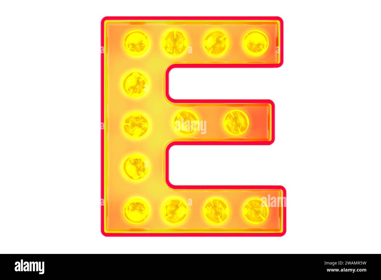 Illuminated letter e hi-res stock photography and images - Alamy