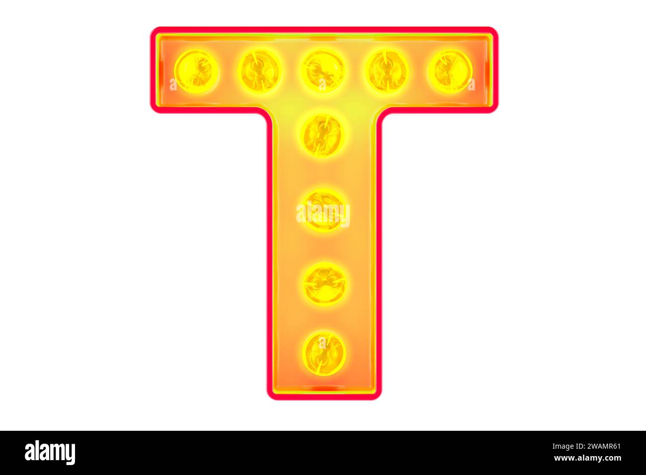 Illuminated letter t hi-res stock photography and images - Alamy