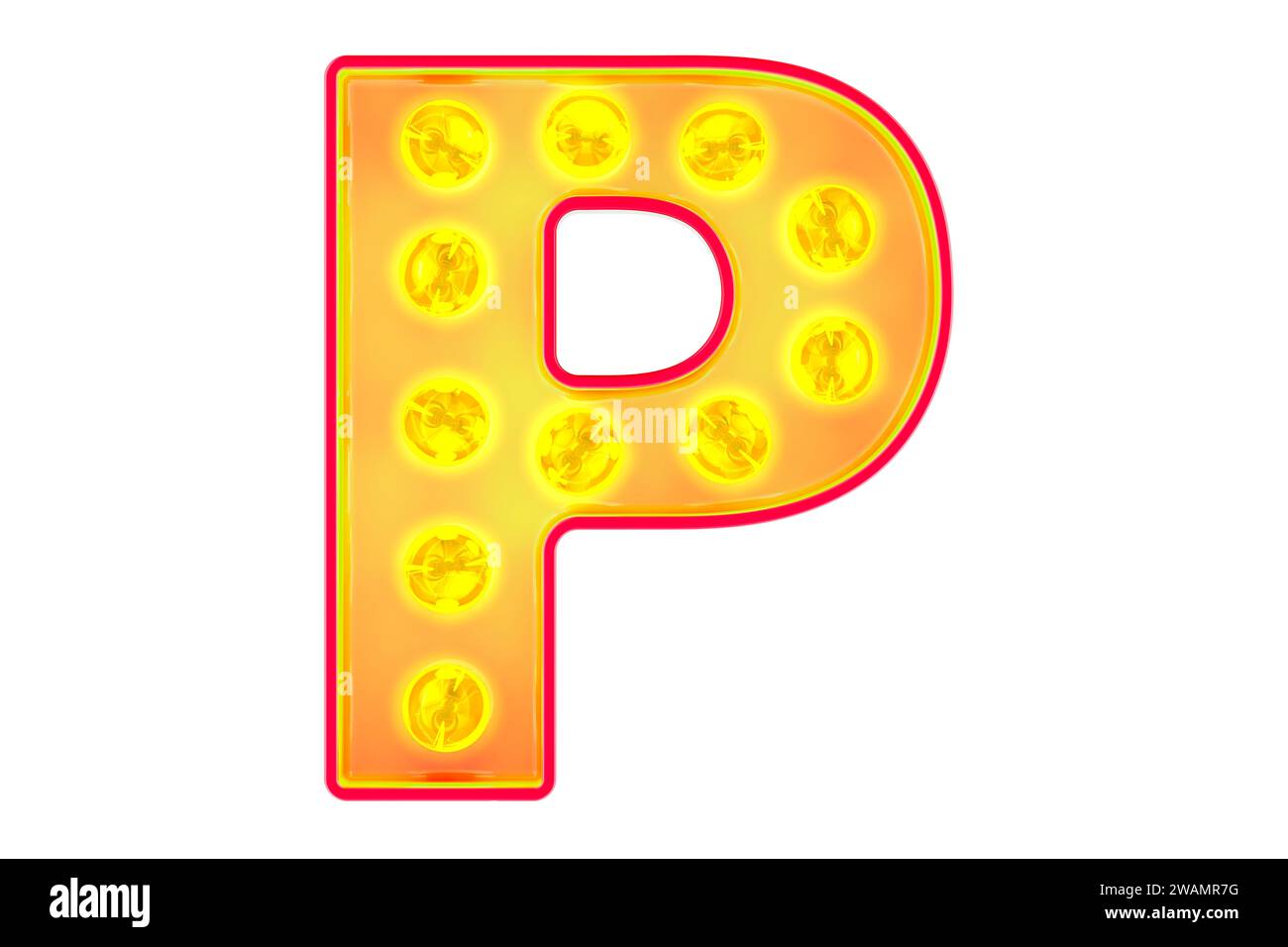 Illuminated letter p hi-res stock photography and images - Alamy