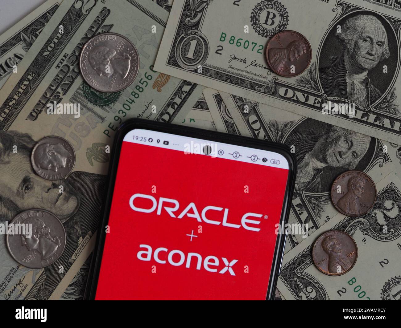 Germany. 05th Jan, 2024. In this photo illustration, an Aconex Limited logo seen displayed on a ...