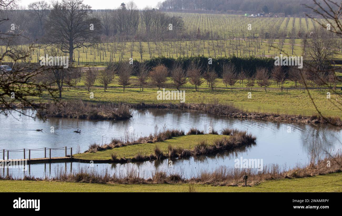 The Newt in Somerset a Georgian Family Home and Estate Stock Photo - Alamy