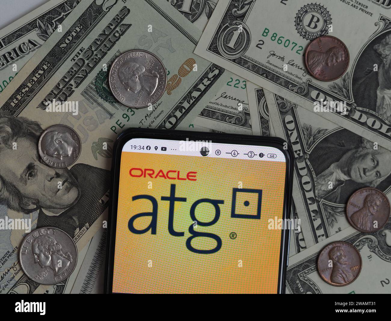 Germany. 5th Jan, 2024. In this photo illustration, an Art Technology ...