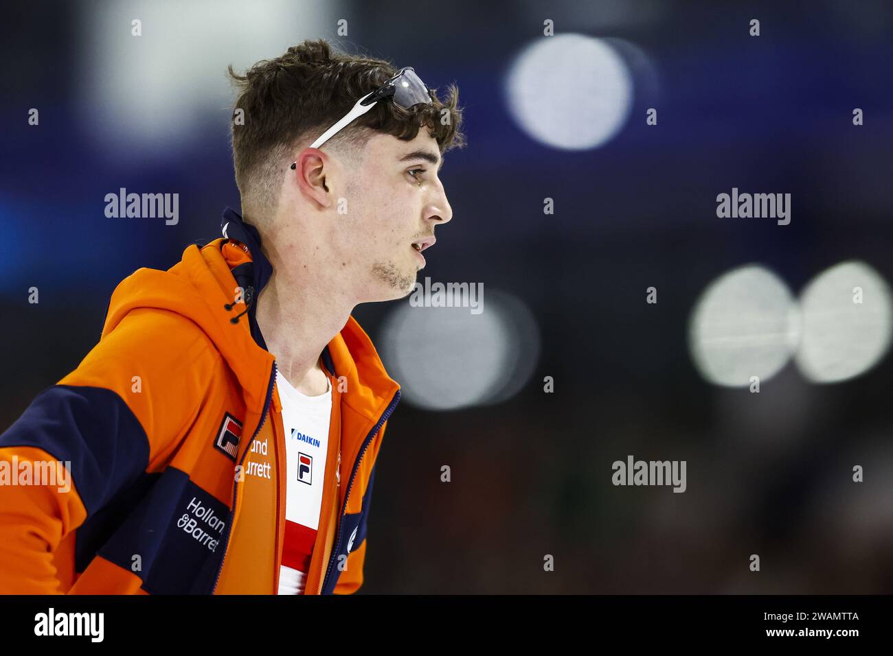 HEERENVEEN - Jenning De Boo (NED) reacts after the men's 1000 meters at ...