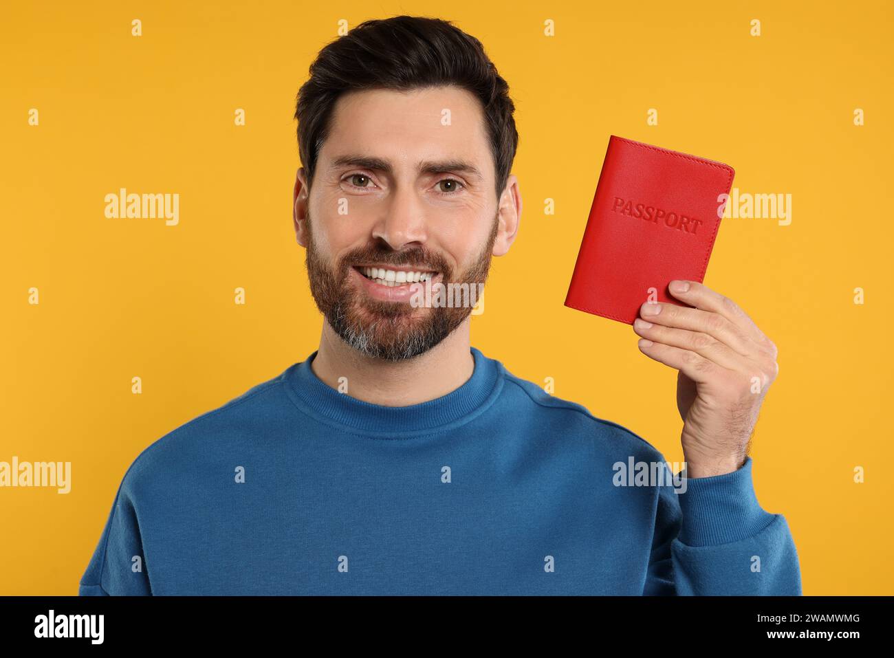 Orange passport hi-res stock photography and images - Alamy