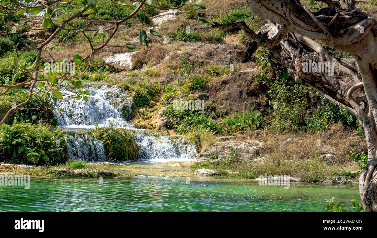 Wadi Darbat ,salalah- mini Waterfalls at Wadi Darbat in the Dhofar ...