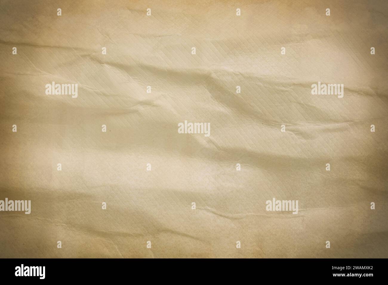 Crumpled old paper as background. Texture of parchment Stock Photo - Alamy