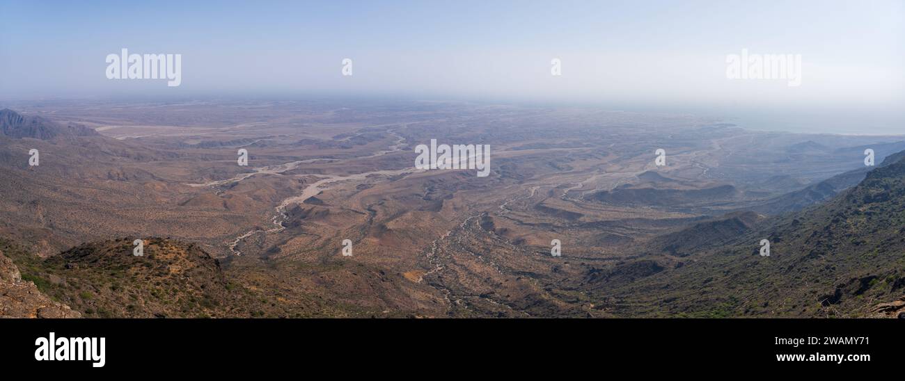 view of Jabal Samhan with majestic mountain range that offers a ...