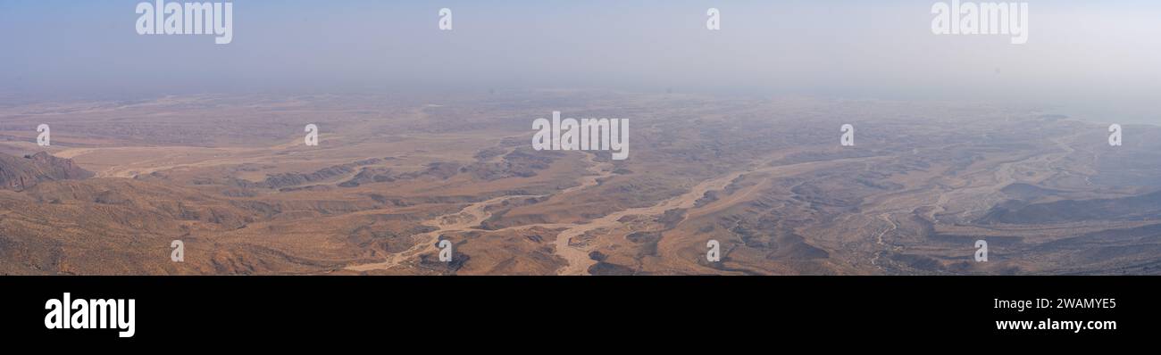 view of Jabal Samhan with majestic mountain range that offers a ...
