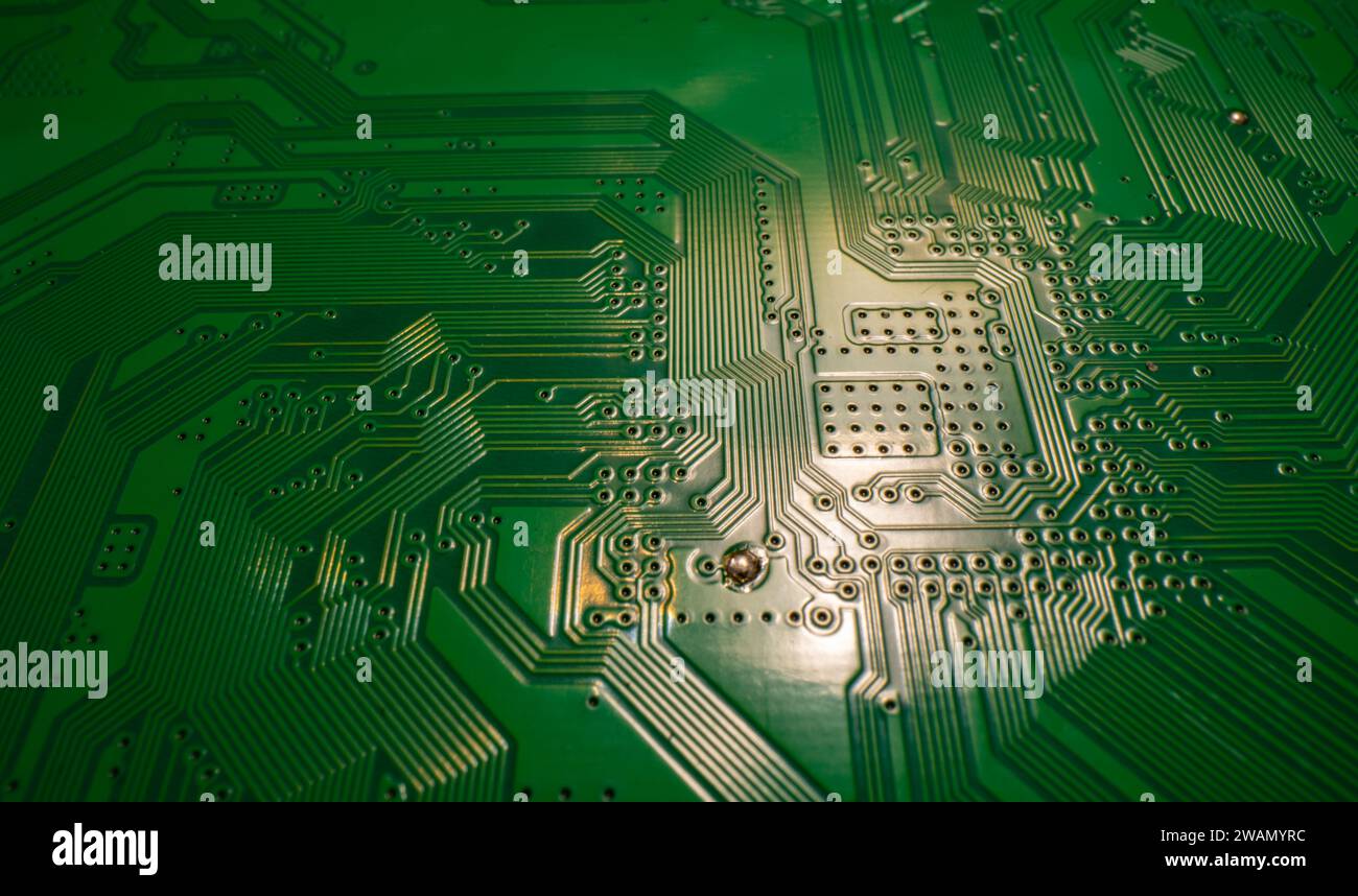 Electronic circuit board technology background. Electronic plate ...