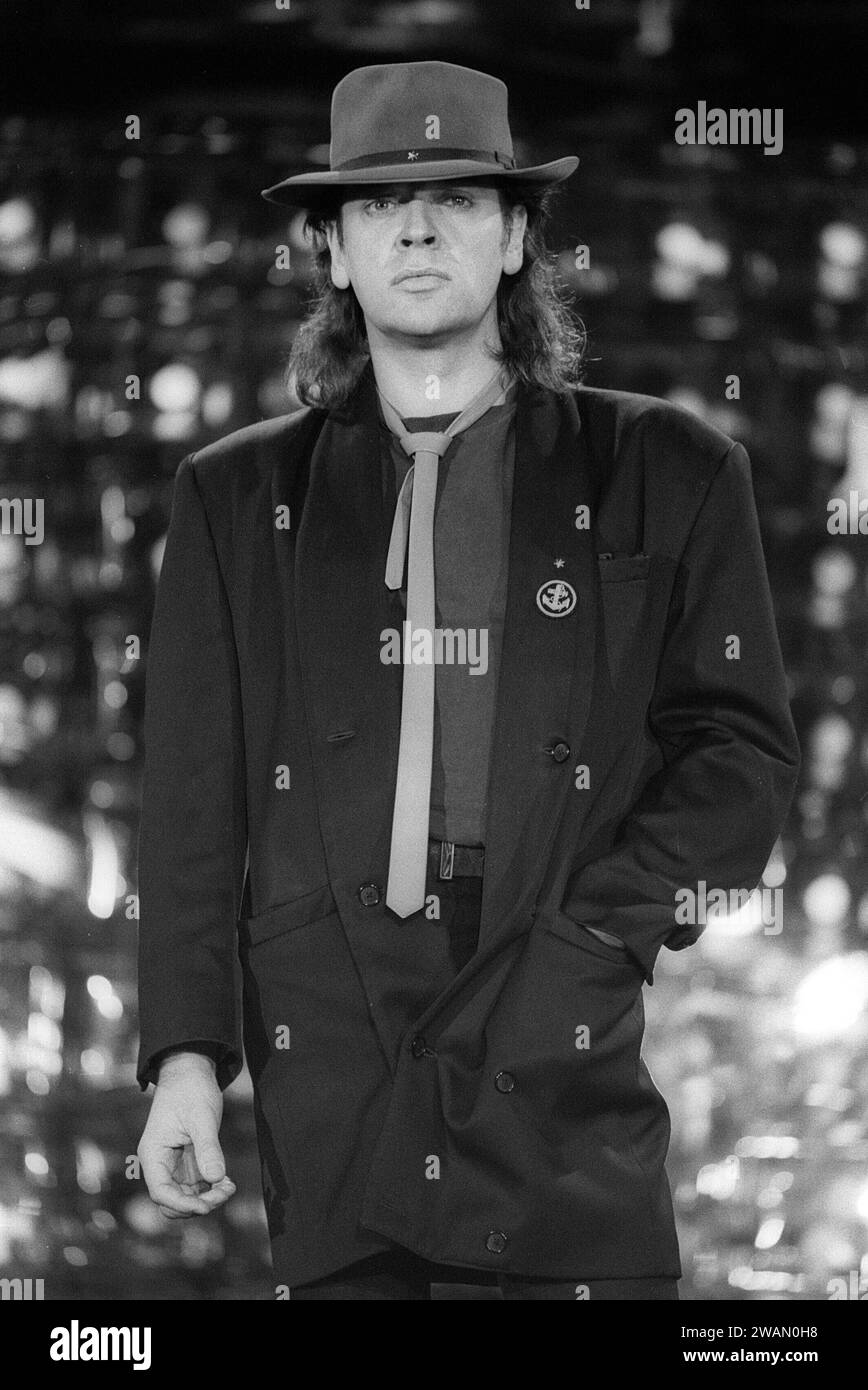 Udo Lindenberg Sänger 01/89 dar Udo Lindenberg im Januar 1989 in Die ...