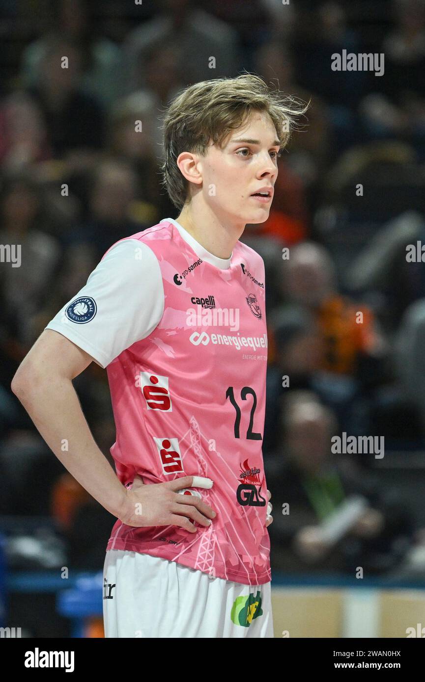 Berlin, Deutschland 05. Januar 2024: 1. VBL - 2023/2024 - Berlin ...