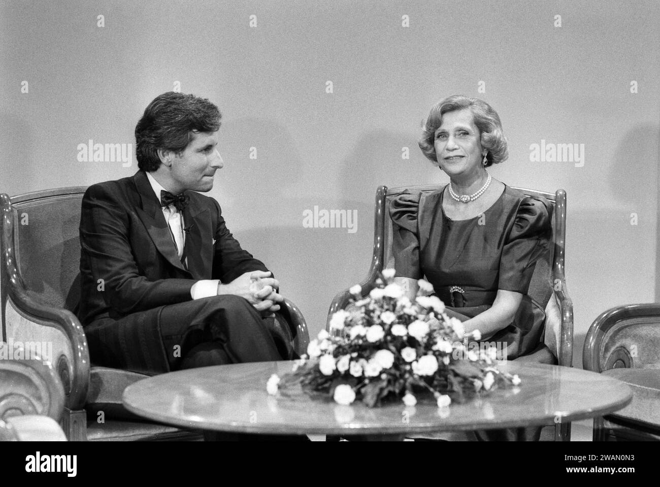 Enrico de Paruta mit Traudl Winkler 10/86 lie Enrico de Paruta und ...