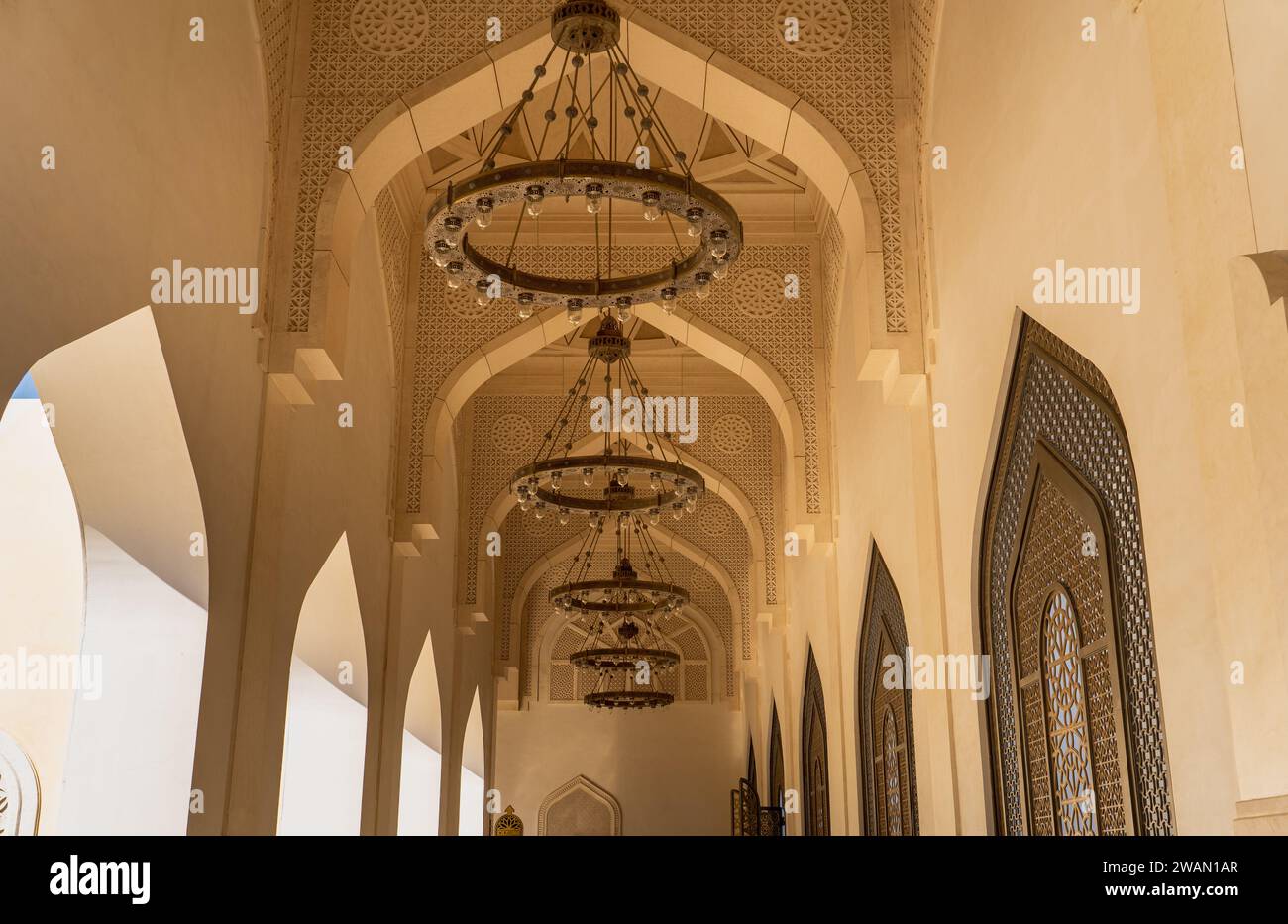 Doha, Qatar- December 12,2023 : Largest mosque in Qatar, Imam Abdul ...