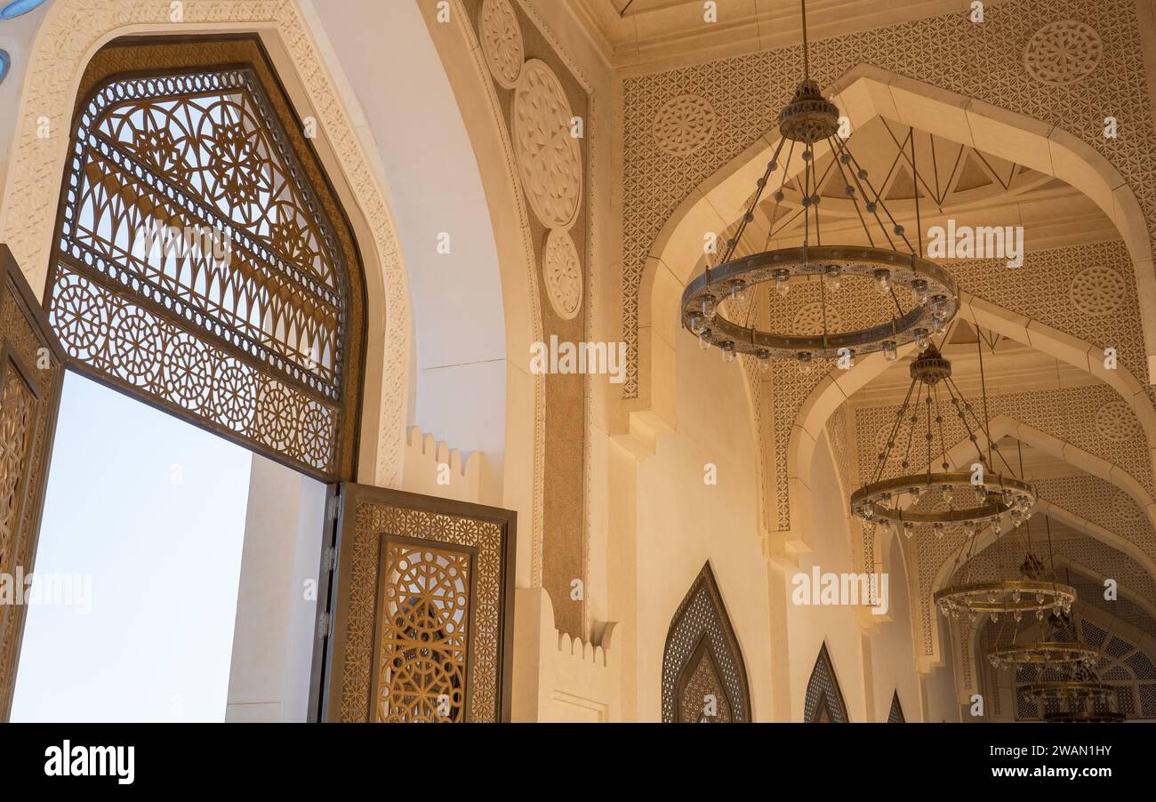 Doha, Qatar- December 12,2023 : Largest mosque in Qatar, Imam Abdul ...
