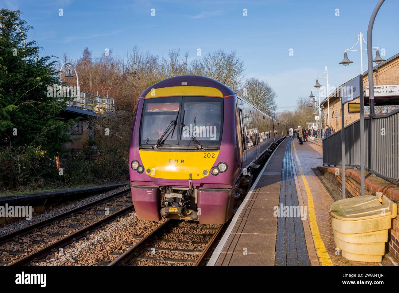 East Midlands railway regional type British Rail Class 170 Turbostar ...