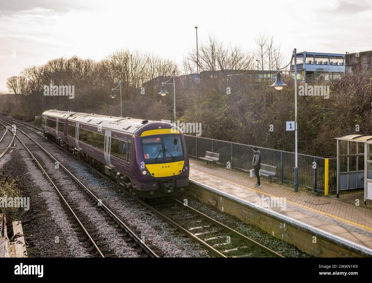 East Midlands railway regional type British Rail Class 170 Turbostar ...