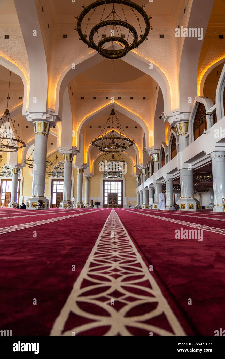 Doha, Qatar- December 12,2023 : Largest mosque in Qatar, Imam Abdul ...