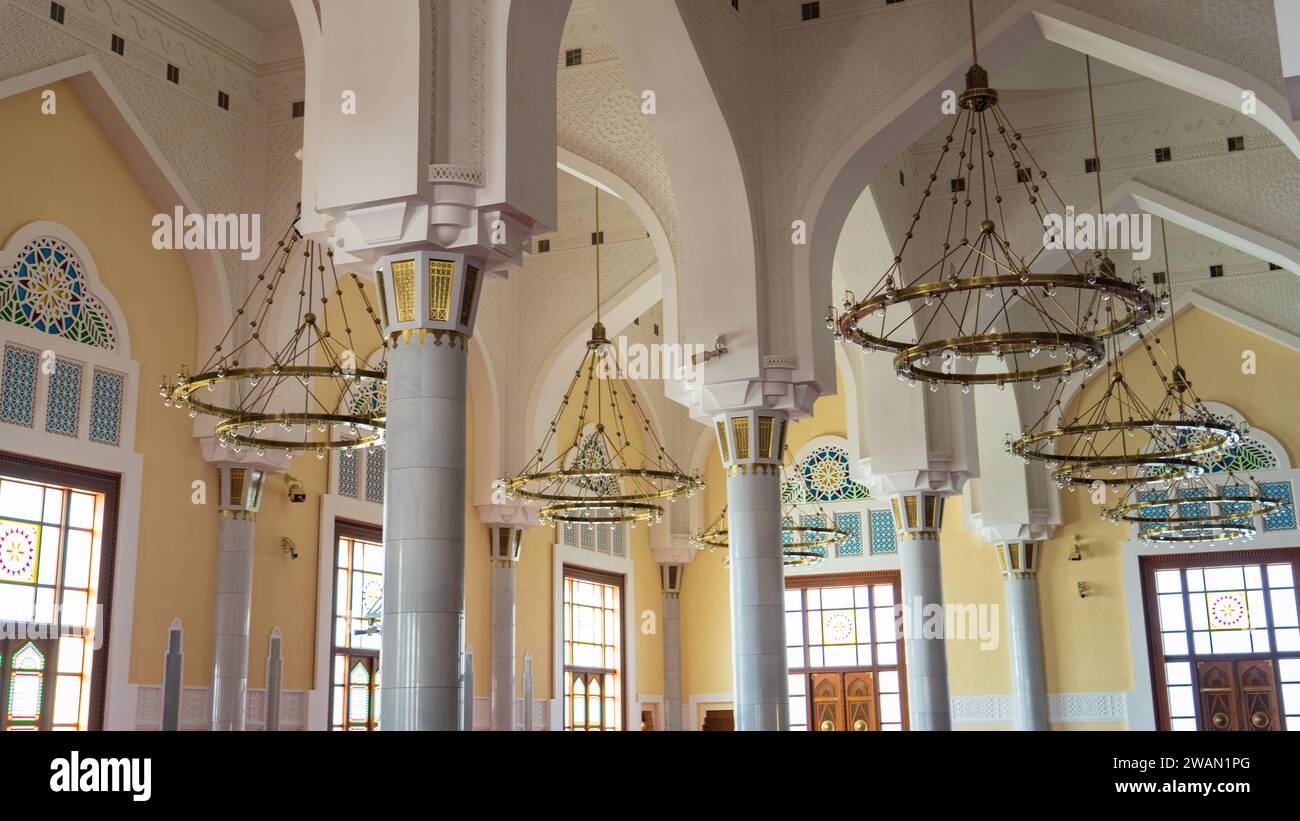 Doha, Qatar- December 12,2023 : Largest mosque in Qatar, Imam Abdul ...