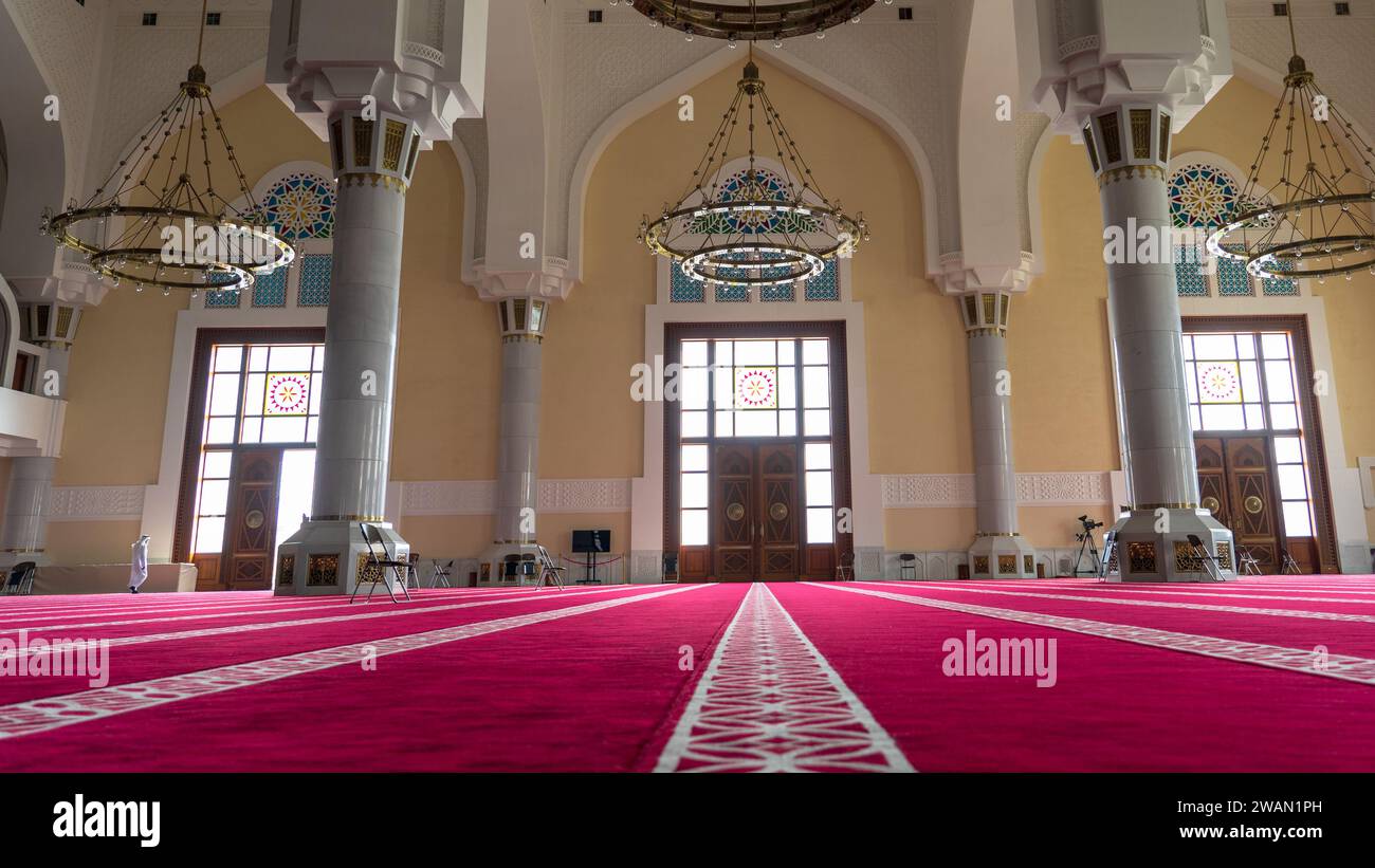 Doha, Qatar- December 12,2023 : Largest mosque in Qatar, Imam Abdul ...