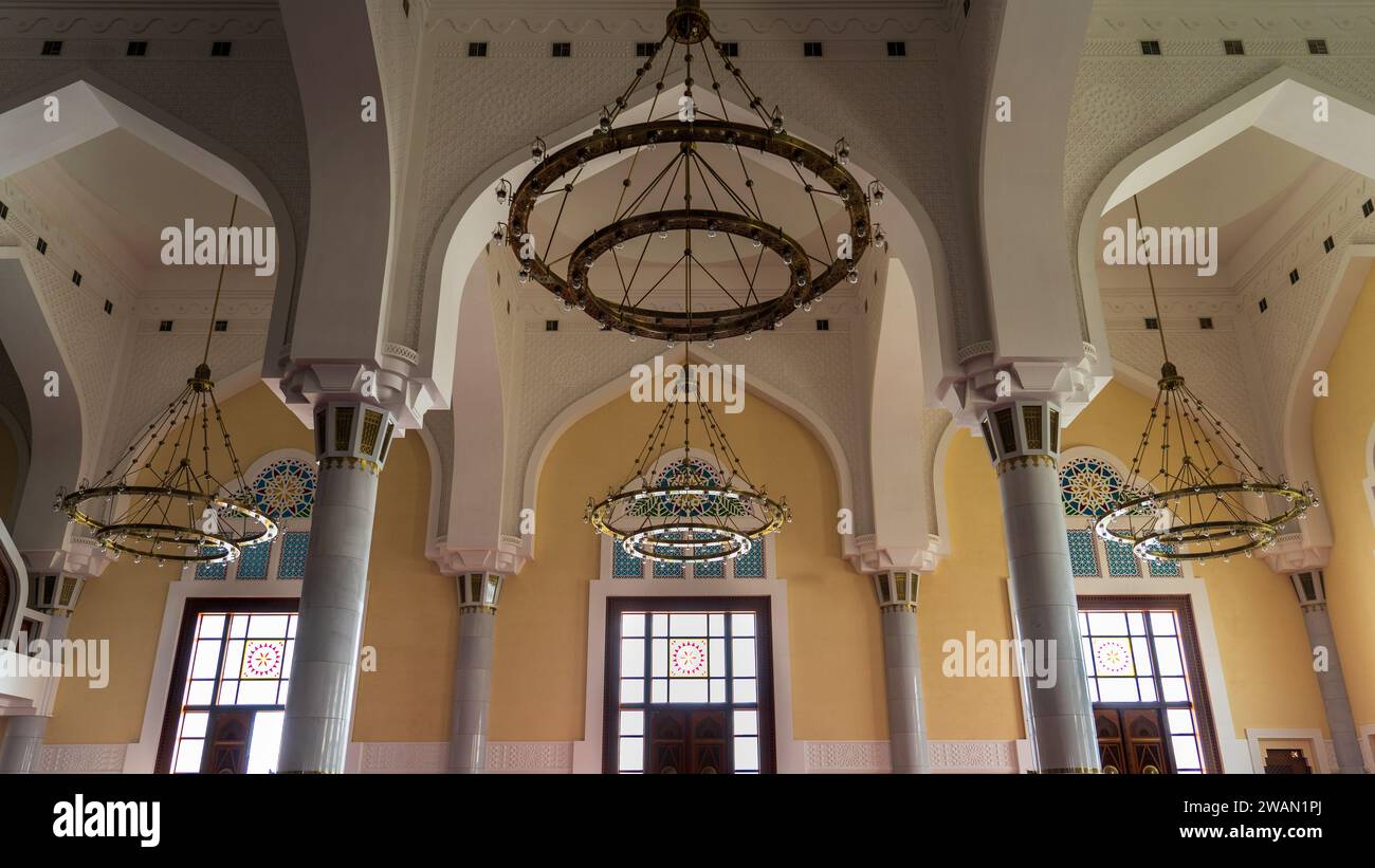Doha, Qatar- December 12,2023 : Largest mosque in Qatar, Imam Abdul ...