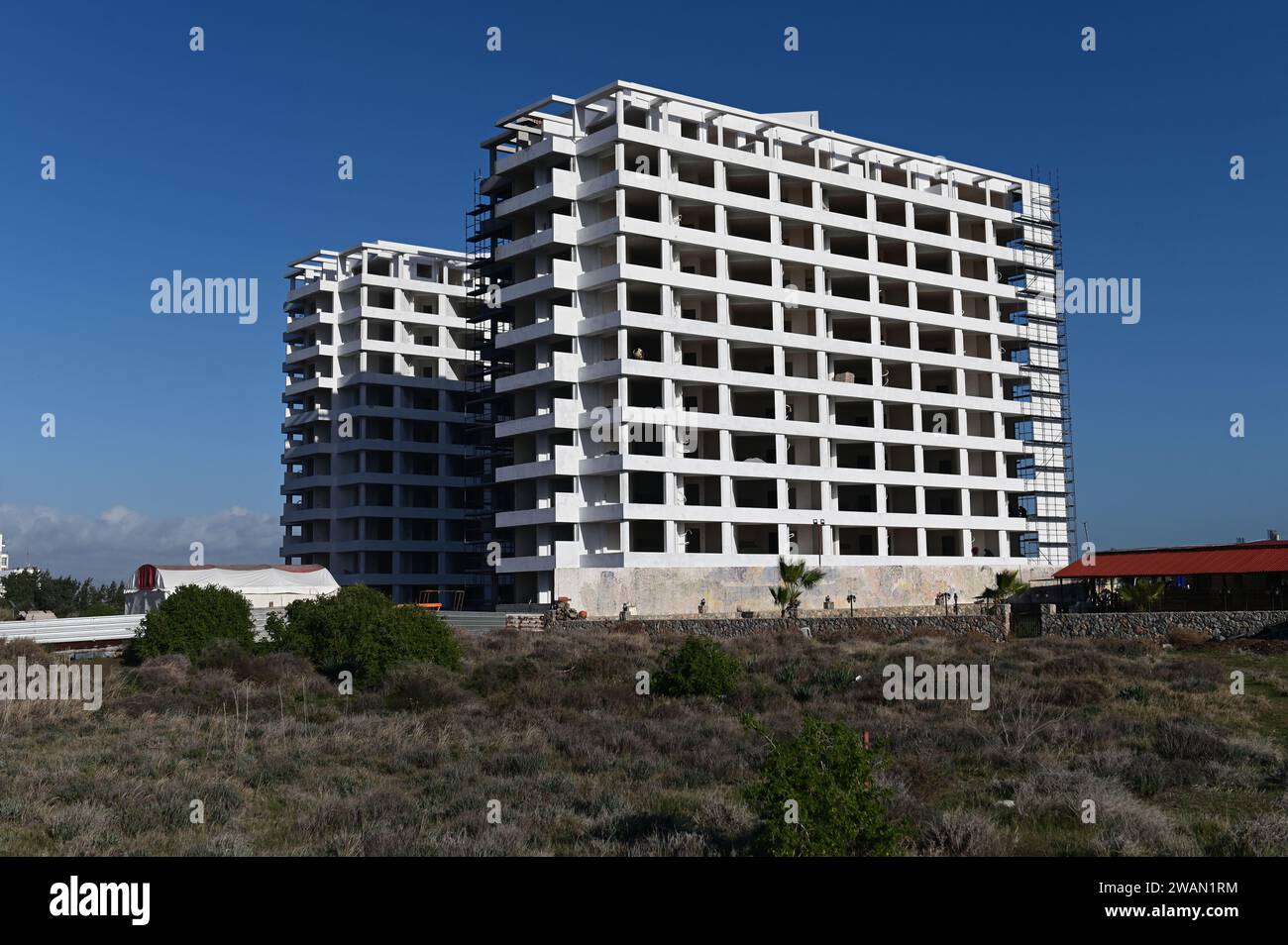 Construction of a residential complex on the Mediterranean coast 2 ...