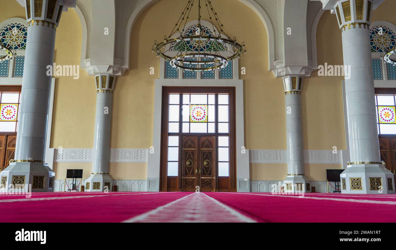 Doha, Qatar- December 12,2023 : Largest mosque in Qatar, Imam Abdul ...