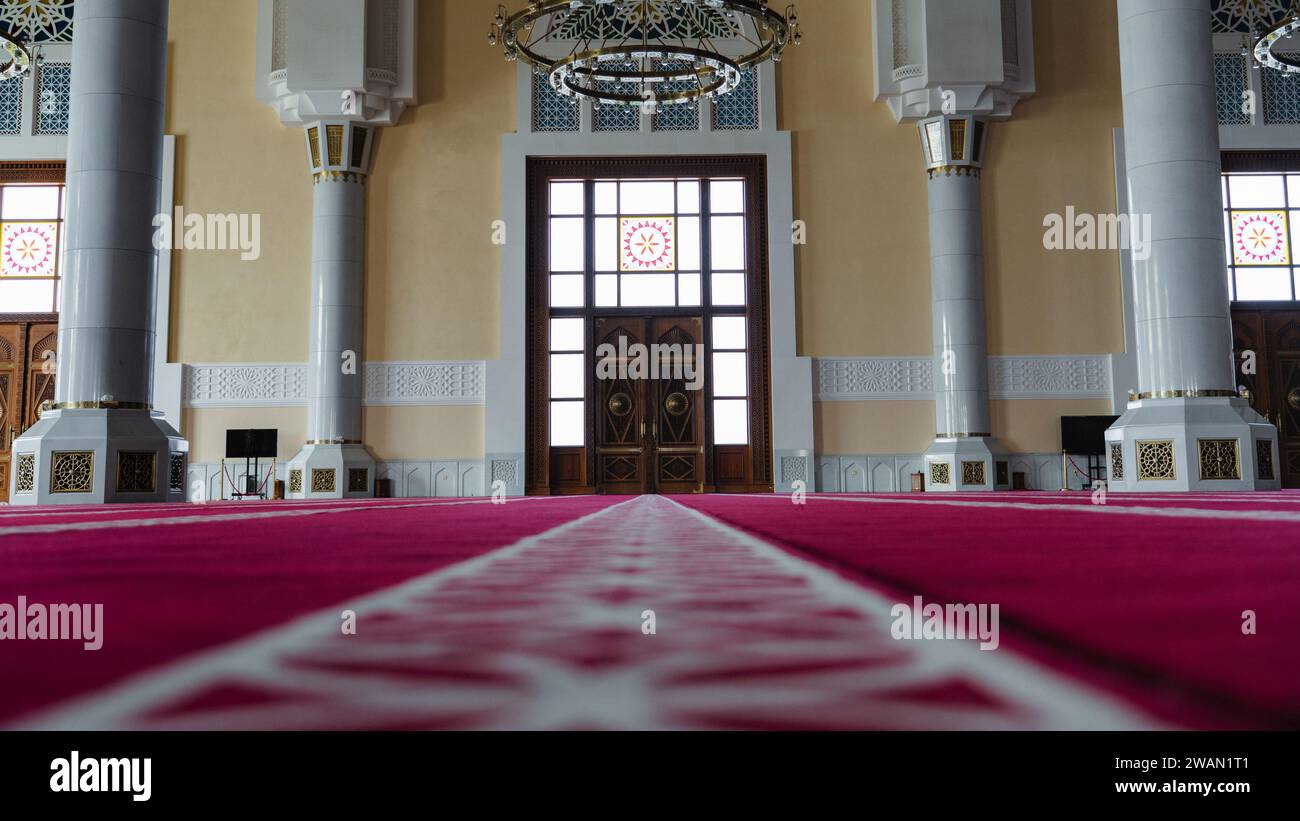 Doha, Qatar- December 12,2023 : Largest mosque in Qatar, Imam Abdul ...