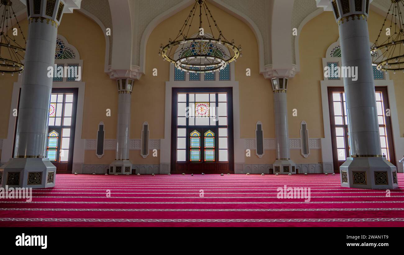 Doha, Qatar- December 12,2023 : Largest mosque in Qatar, Imam Abdul ...