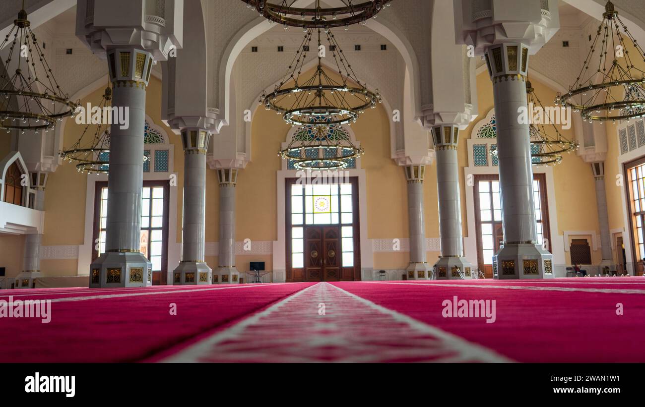 Doha, Qatar- December 12,2023 : Largest mosque in Qatar, Imam Abdul ...