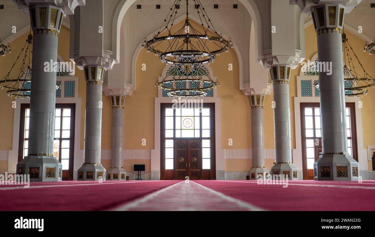 Doha, Qatar- December 12,2023 : Largest mosque in Qatar, Imam Abdul ...