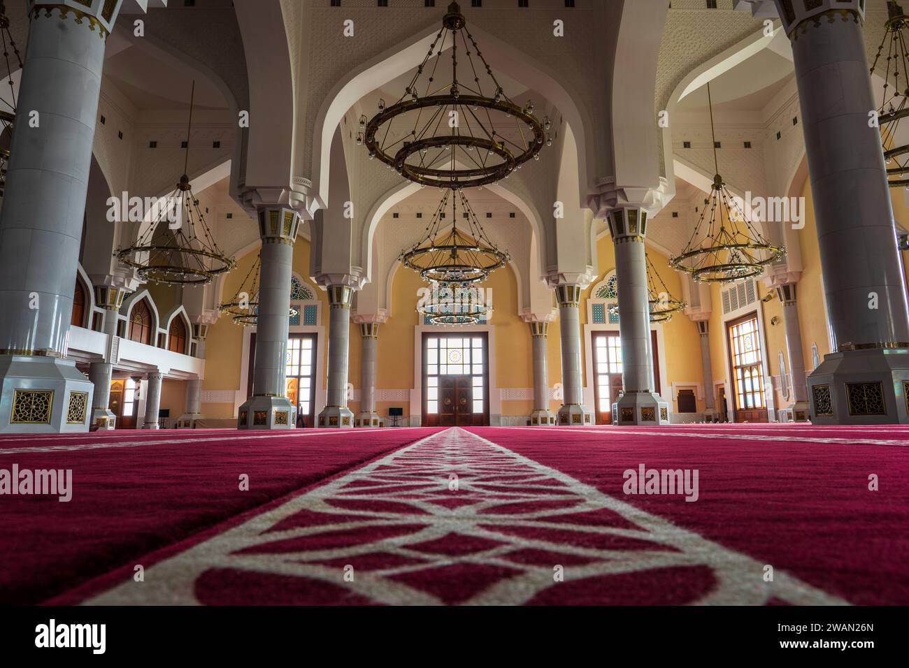 Doha, Qatar- December 12,2023 : Largest mosque in Qatar, Imam Abdul ...