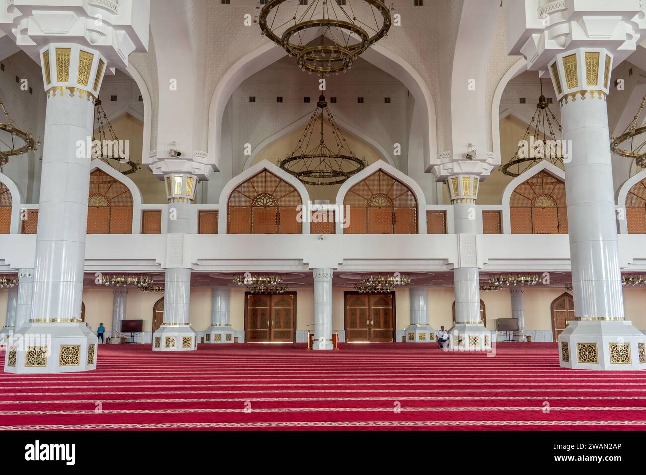 Doha, Qatar- December 12,2023 : Largest mosque in Qatar, Imam Abdul ...