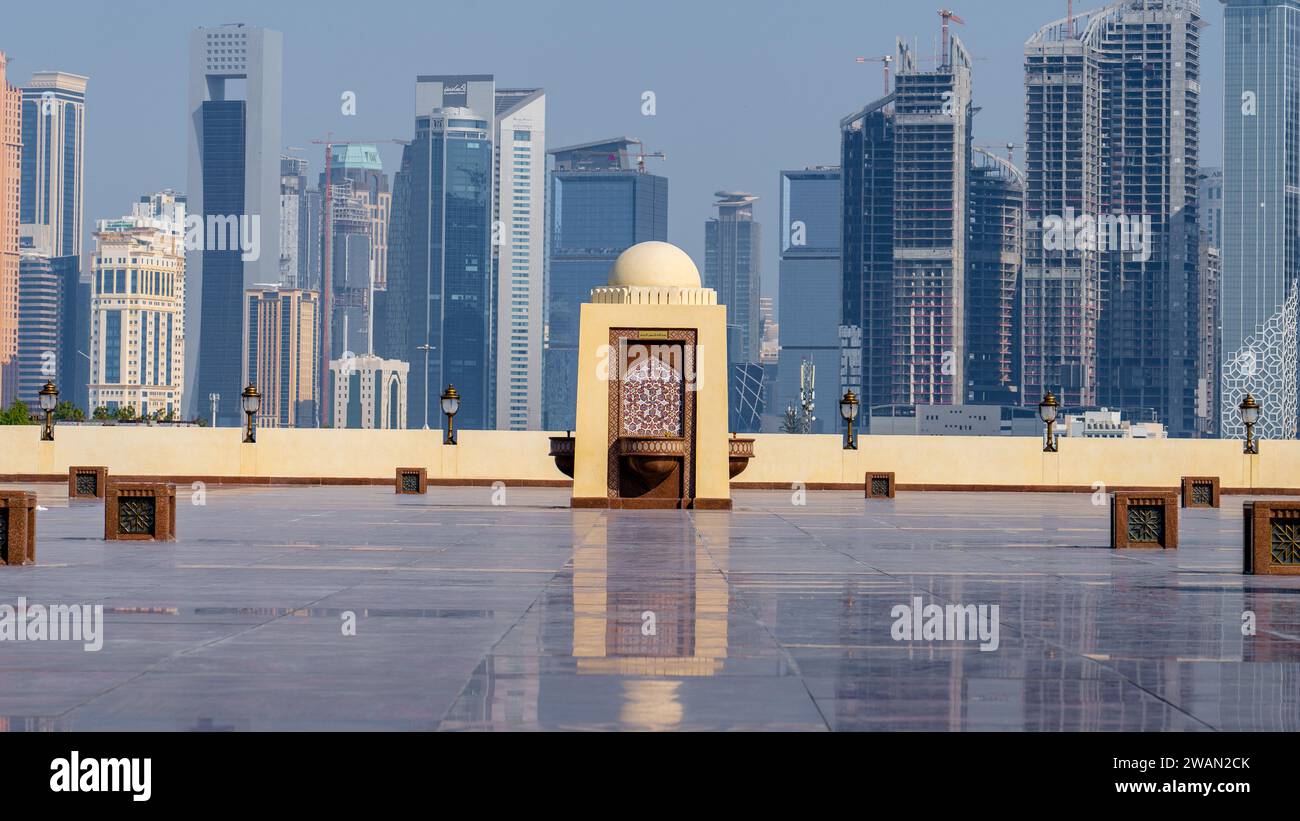 Doha, Qatar- December 12,2023 : Largest mosque in Qatar, Imam Abdul ...