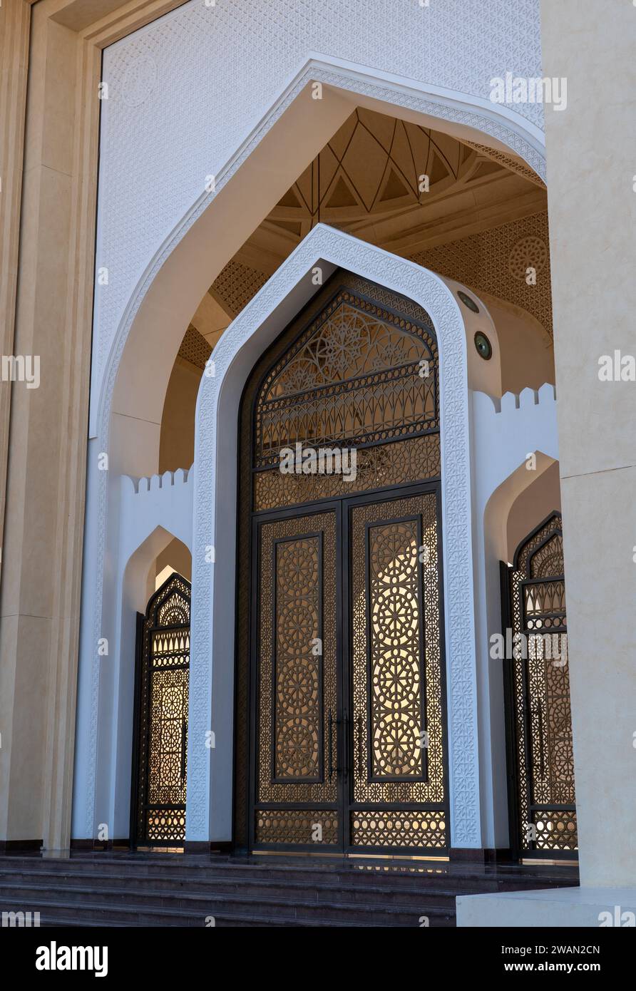 Doha, Qatar- December 12,2023 : Largest mosque in Qatar, Imam Abdul ...