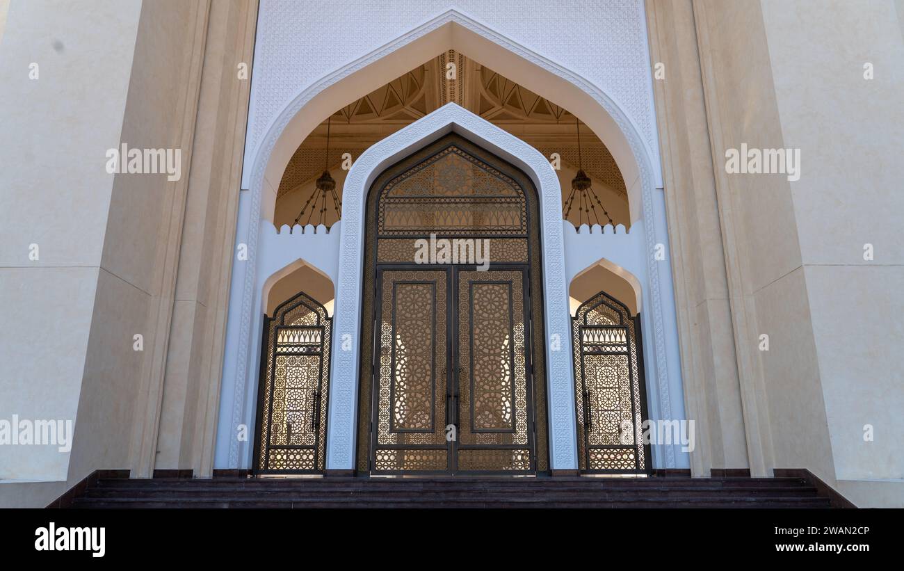 Doha, Qatar- December 12,2023 : Largest mosque in Qatar, Imam Abdul ...