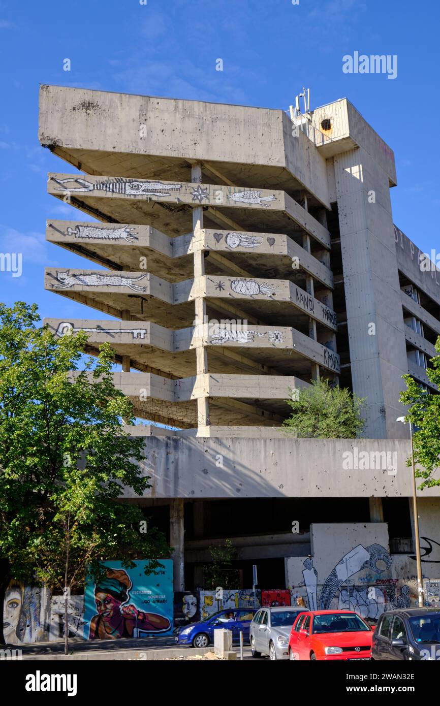 The Sniper Tower in Mostar Stock Photo - Alamy