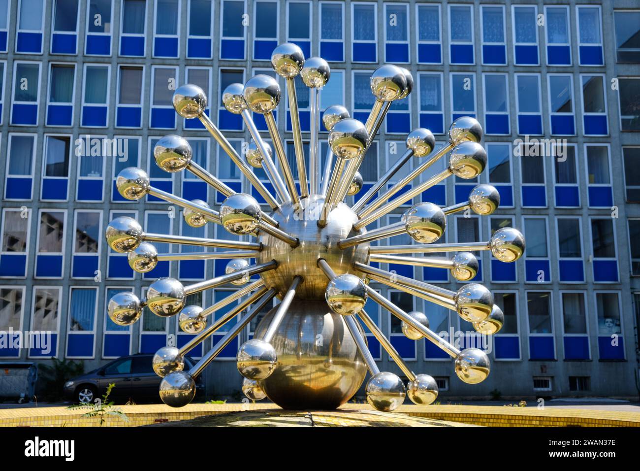 Statue in the atrium of istropolis hi-res stock photography and images ...
