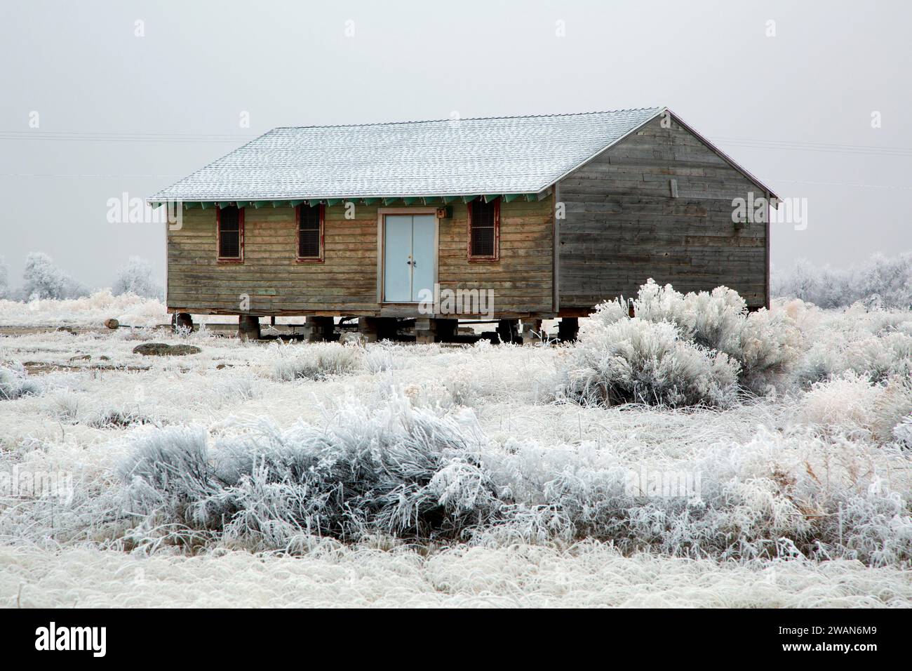 Internment Camp building, Minidoka National Historic Site, Idaho Stock ...