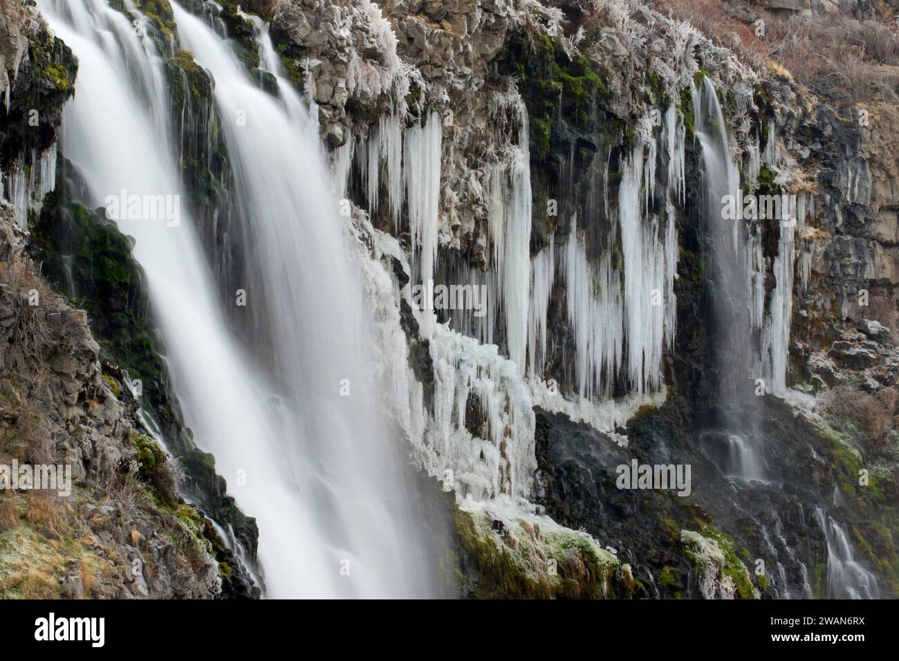 Waterfall, Thousand Springs State Park-Ritter Island, Idaho Stock Photo ...
